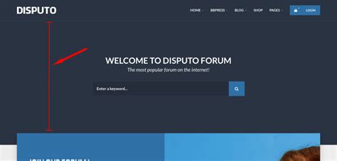 How To Reduce The Height Of The Header Theme Masters