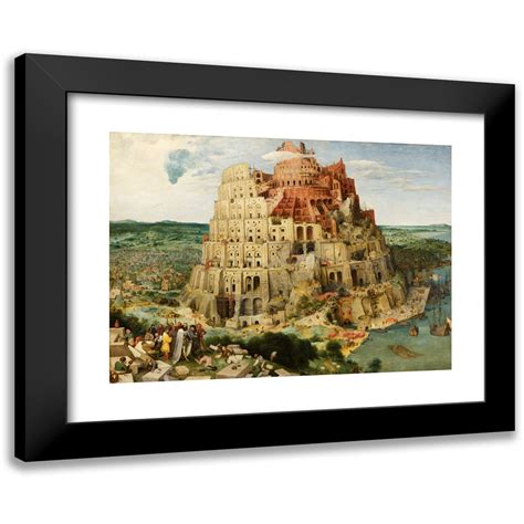 Pieter Bruegel The Elder 18x14 Black Modern Framed Museum Art Print