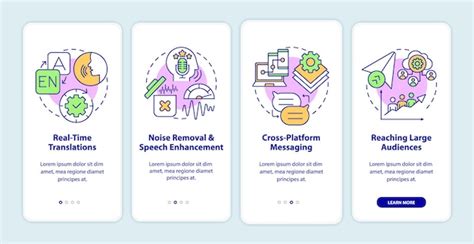 Premium Vector App Developer Skills Onboarding Mobile App Page Screen With Concepts