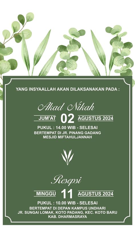 The Wedding Of Yayat And Jeni