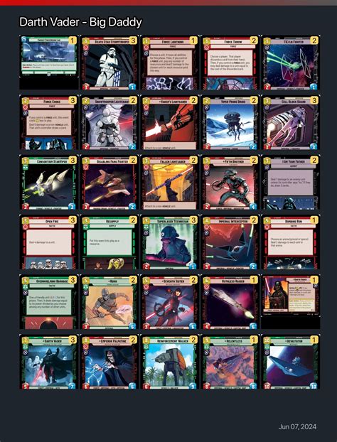 Darth Vader Big Daddy Starwarsunlimited Gg