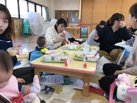 離乳食試食会を行いました！