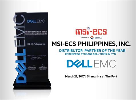 Vst Ecs Phils Inc On Linkedin Dell Emc Recognizes Msi Ecs As The