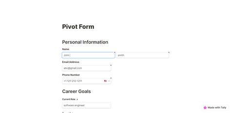 Pivot Devpost