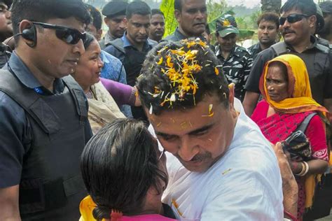 Suvendu Adhikari In Sandeshkhali Suvendu Adhikari Gets Permission