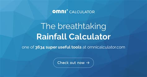 Rainfall Calculator
