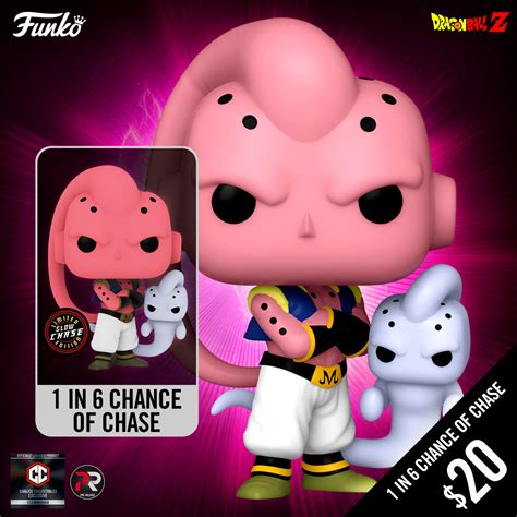 Pre Order Funko Pop Chalice Exclusive Dbz Super Buu With Ghost 14