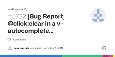 Bug Report Click Clear In A V Autocomplete Cleareable Sets The Value To Undefined Always