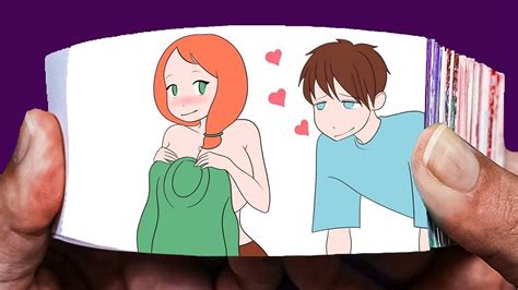 Alex And Steve Minecraft Anime FlipBook Animation YouTube