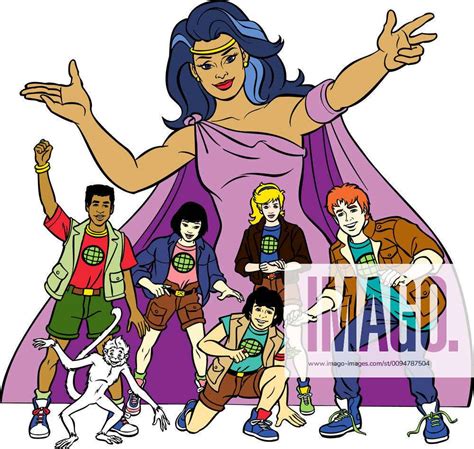 Kwame Gi Ma Ti K Gaia Linka J Wheeler Television Captain Planet