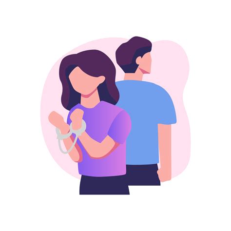 Codependency Flat Style Illustration Vector Design 24082333 Vector Art At Vecteezy