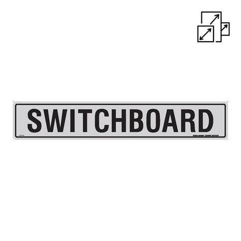 Sign Switchboard — Euro Signs And Safety