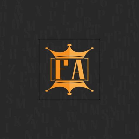 Premium Vector Fa Initial Monogram Logo With Square Style Design