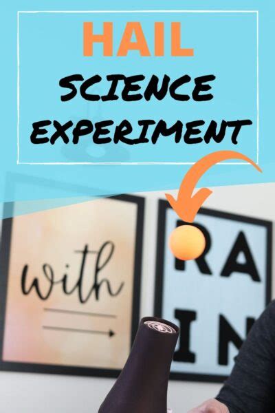 How Does Hail Form Science Experiment
