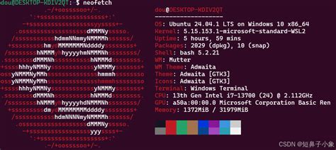 【通过wsl2安装ubuntu2404系统及图形化界面】wsl Ubuntu图形界面 Csdn博客