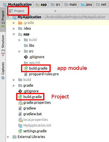 Android Difference Between Build Gradle Project And Build Gradle Module Stack Overflow