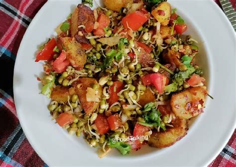 Moong Sprouts Chaat Recipe By Dr Madhumita Mishra Cookpad