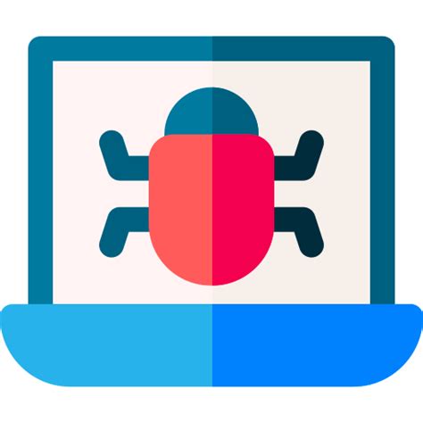 Virus Basic Rounded Flat Icon