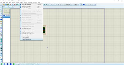 Осциллограф в Proteus Rxtx Su