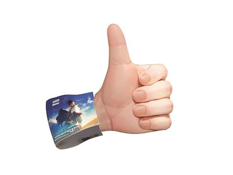 Mano Pulgar Hacia Arriba Como Gesto Con La Mano Foto Premium