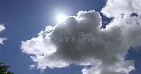 Blue Sky With Clouds In Windy Weather Stock Video Video Of Moisture