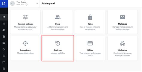 Audit Log — Whitedoc Documentation