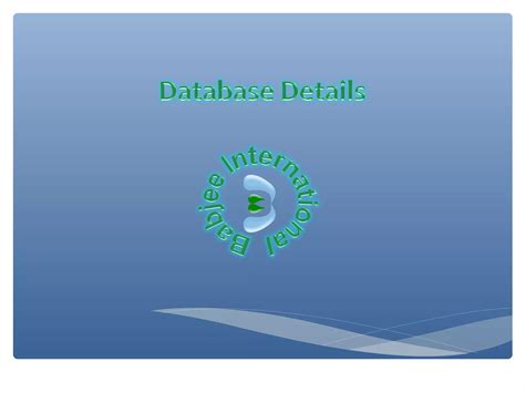 Campaign Datbase Presentation Ppt