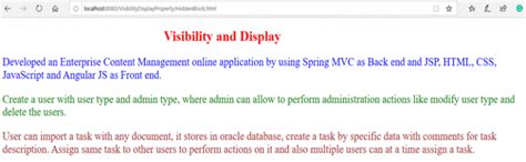 Visibility In Css How Do Visibility And Display Properties Work In Css