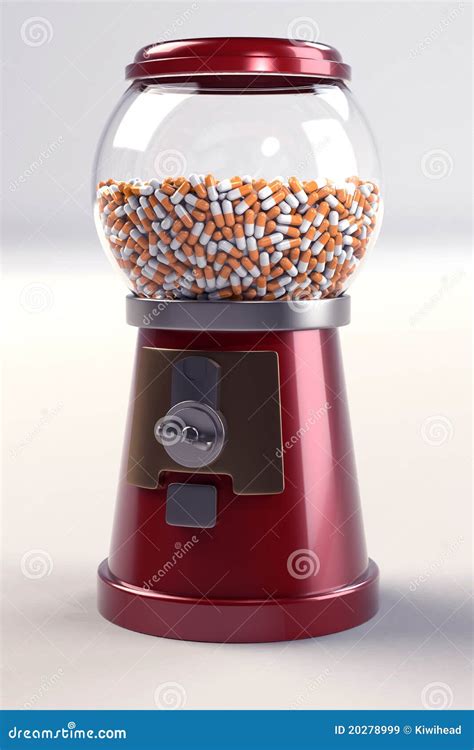 Gumball Machine With Pills Stock Illustration Illustration Of Gumball 20278999
