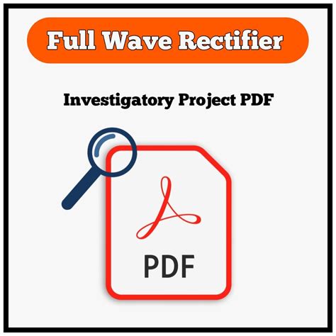 Full Wave Rectifier Project PDF Knowledge Cycle