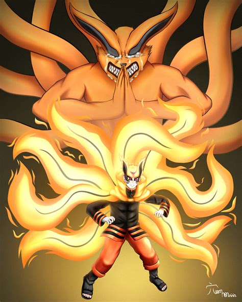 Artstation Naruto And Kurama