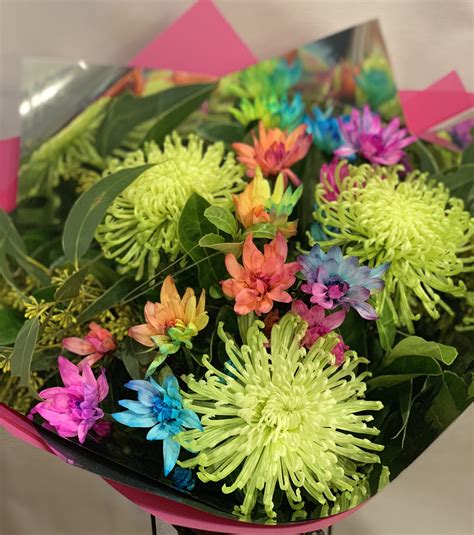 Mixed Chrysanthemum Bouquet The Lily Pond Florist Bangor
