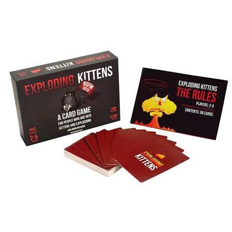 Buy Exploding Kittens Nsfw Edition Board Game Exploding Kittens