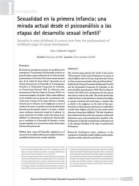 Sex Inf Psicoanalisis Pdf Adultos La Sexualidad Humana