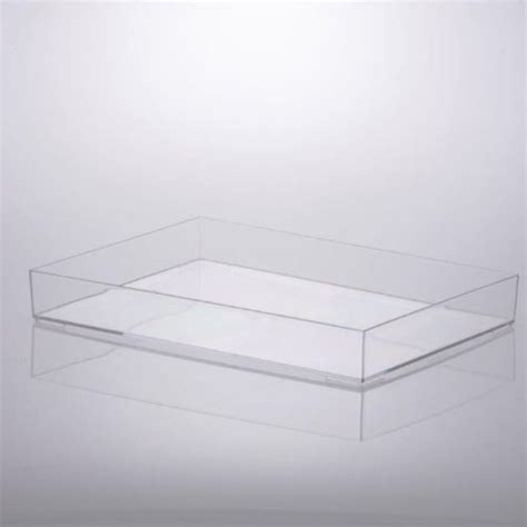 Lilian T Design Bandeja Retangular Em Acrilico Cristal 34 5x25x4 7cm