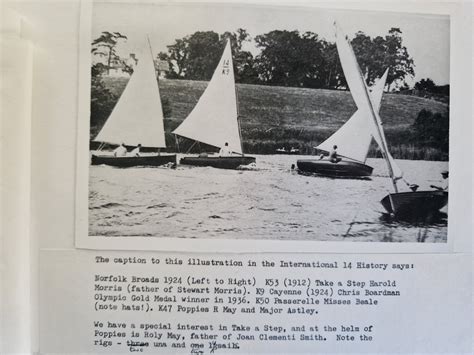 Norfolk Dinghy Beginnings The Norfolk 14 Foot One Design Dinghy Class