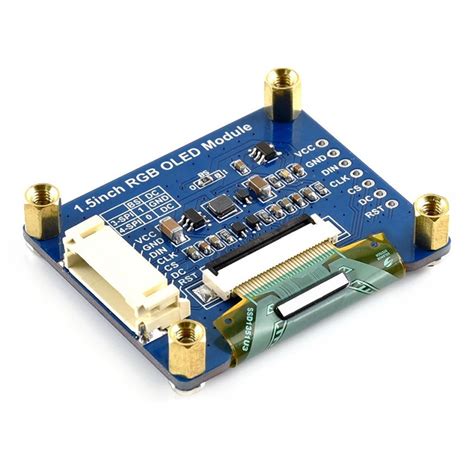 Màn Hình Oled Rgb 1 5inch 16 Bit 65k 128x128 Ssd1351 Spi I2c Iic Cho