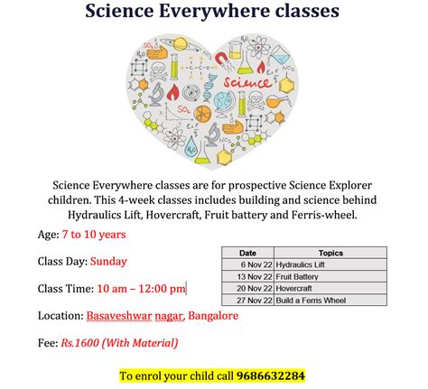 Science Everywhere Offline Classes Stem And Art Club