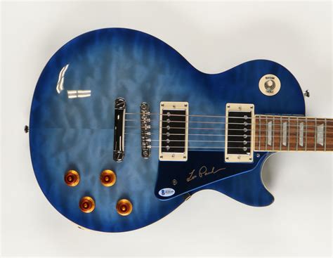 Les Paul Signed Epiphone Les Paul Standard Pro 39 Electric Guitar
