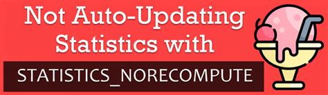 Sql Server Not Auto Updating Statistics With Statisticsnorecompute