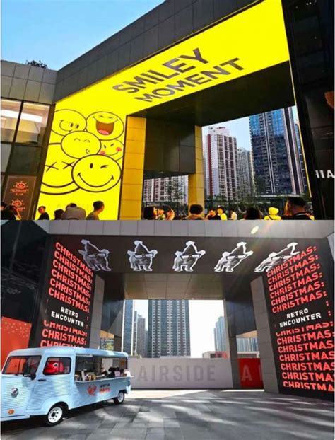 Airside Unique Led Arch Kowloon Bay Shopping Mall Dooh