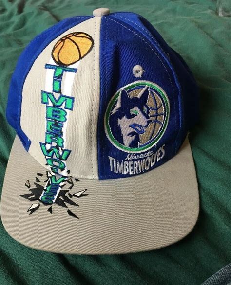 Minnesota Timberwolves Hat From 1990s Rfindfashion