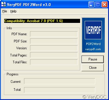 How To Convert PDF To DOCX With PDF To Word Converter VeryDOC Knowledge Base