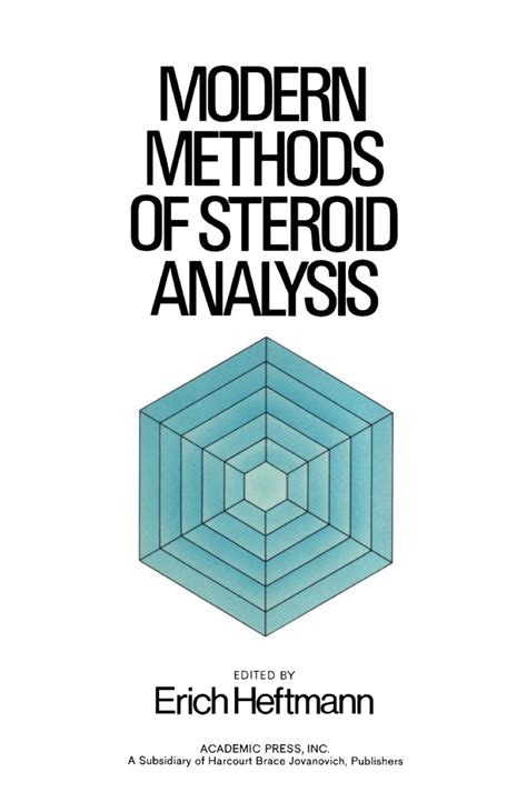 Modern Methods Of Steroid Analysis 1st Edition Premiumjs Store