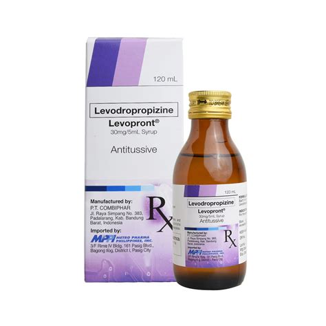 Levopront Syrup 120ml Iloilo Supermart Online Aton Guid Ini