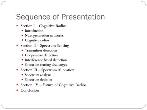 Ppt Spectrum Sensing And Allocation Techniques For Cognitive Radios