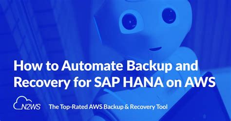 How To Backup And Recover Sap Hana Data On Aws N2ws