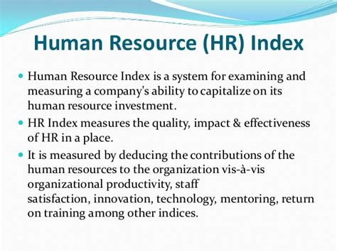 Hr Index