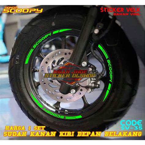 Jual Cutting Sticker Velk Motor Honda Scoopy Shopee Indonesia