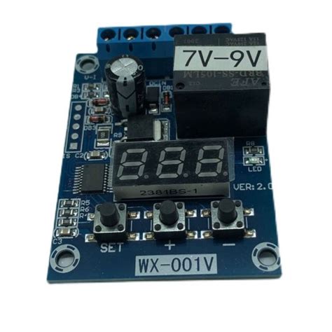 Dc 0 99 9v Voltage Detection Module 7v 9v Relay Switch With Charge And Discharge Monitoring